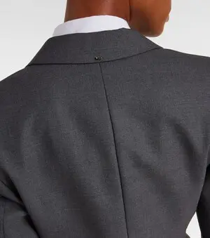 Sportmax Ranghi Virgin Wool Blazer - Grey