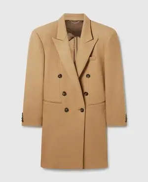 Stella McCartney Mid-length Double-breasted Coat - Toffee