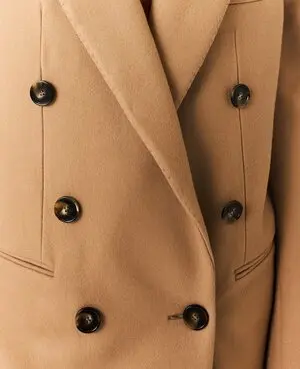Stella McCartney Mid-length Double-breasted Coat - Toffee