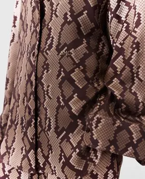 Stella McCartney Snake Print Oversized Shirt