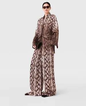 Stella McCartney Snake Print Oversized Shirt
