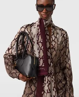 Stella McCartney Snake Print Oversized Shirt