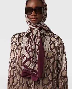 Stella McCartney Snake Print Oversized Shirt