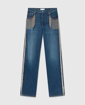 Stella Mccartney Fringe Jeans For Women