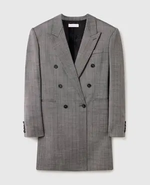 Stella McCartney Double-breasted Pinstripe Blazer Mini Dress