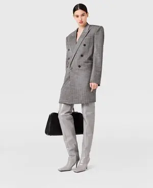 Stella McCartney Double-breasted Pinstripe Blazer Mini Dress