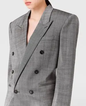 Stella McCartney Double-breasted Pinstripe Blazer Mini Dress