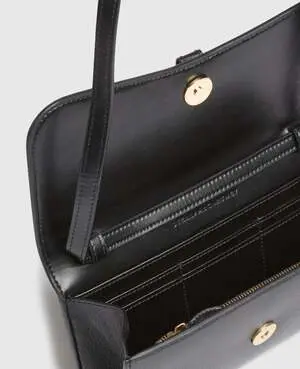 Stella McCartney Ryder Flap Crossbody Bag - Black