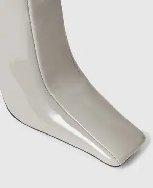Stella McCartney Square-toe Thigh-high Stiletto Boots
