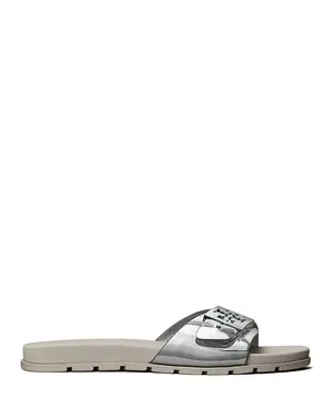Tory Burch Buckled Slide Sandals