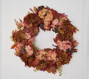 COZY COTTAGE BY LIZ MARIE Cozy Cottage Harvest 24' Hydrangea Wreath - One-color