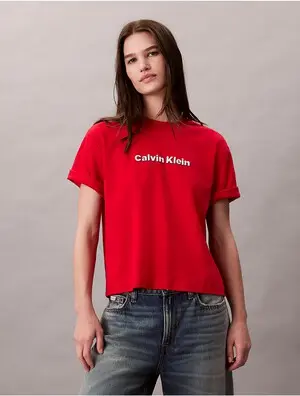 Calvin Klein Embroidered T-shirts For Women