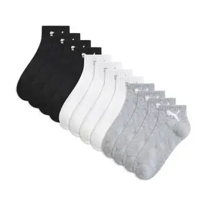 PUMA Quarter Crew Socks 6 Pairs - Assorted Colours