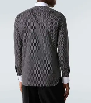 TOM FORD Polka-dot Cotton Poplin Shirt