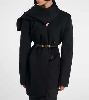 THE ROW Downtown Leather Belt - Black