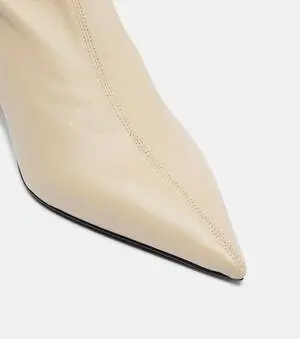TOTEME Leather Ankle Boots