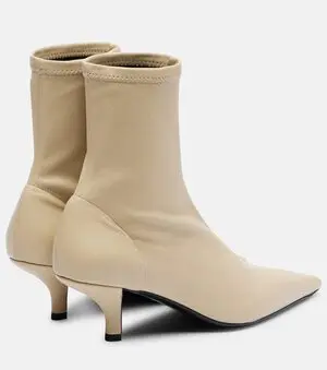 TOTEME Leather Ankle Boots