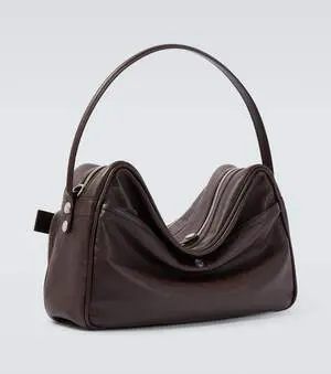 Acne Studios Camero Leather Shoulder Bag - Brown