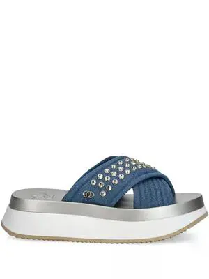Liu Jo Stud-embellished Slides