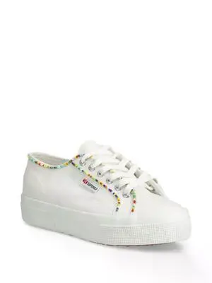Superga 2740 Multicolour Beads Sneakers - White
