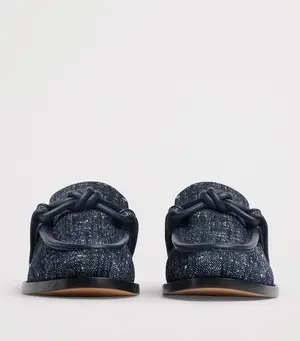 Bottega Veneta Denim Astaire Loafers - Grey