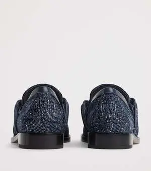 Bottega Veneta Denim Astaire Loafers - Grey