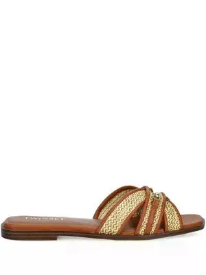 TWINSET Flat Crossover Sandals