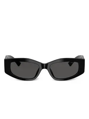 JIMMY CHOO Geometric-frame Sunglasses - Black