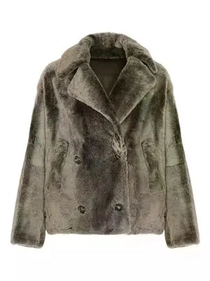 YVES SALOMON Wool Double-breasted Coat