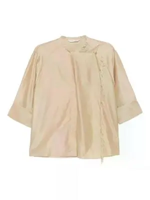 LESS Draped-detailing Blouse