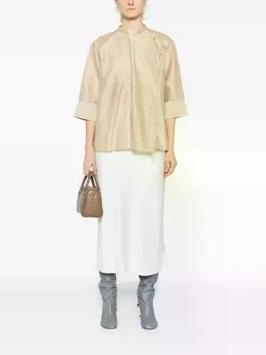 LESS Draped-detailing Blouse