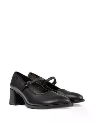 Camper Leather Block-heel Mary Jane Shoes