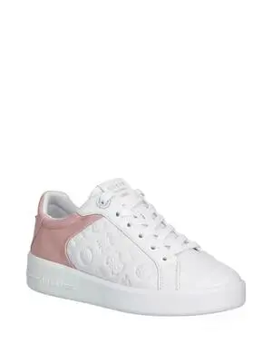 Guess Ronii Logo-debossed Leather Sneakers