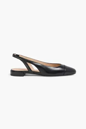 Women's Leather Slingback Flats