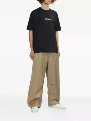 Comme Des Garçons Triple Layer Wide-leg Trousers