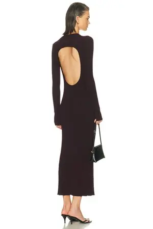 Helmut Lang Open Back Dress
