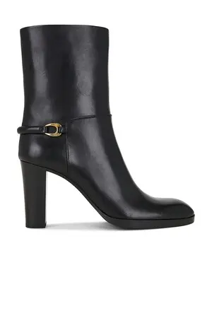 Saint Laurent Chemena Leather Boots