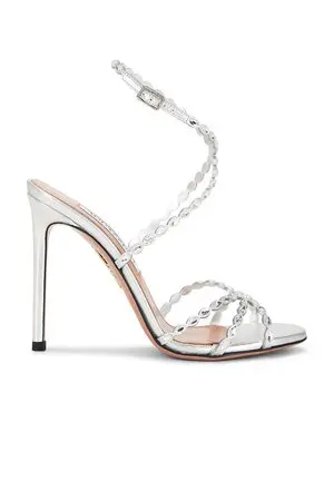 Aquazzura Silver Heels