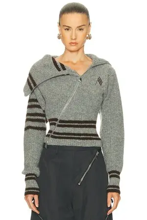 Attico Zip Up Knitwear For Women