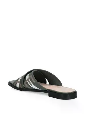 COCCINELLE Logo-print Flat Sandals