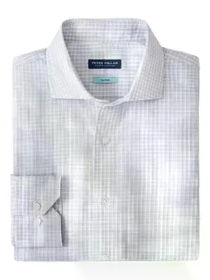 Peter Millar Torino Checked Long-sleeve Shirt - Grey
