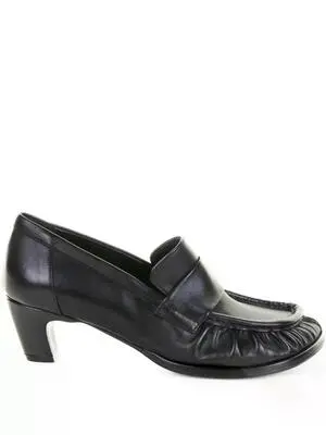 Elena Iachi 50mm Leather Heeled Pumps