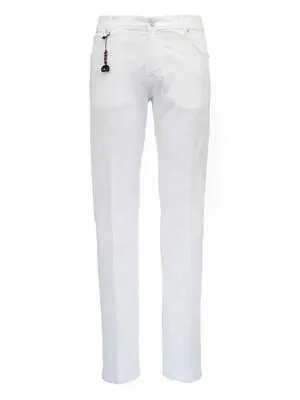 Marco Pescarolo Button-fly Stretch-cotton Trousers
