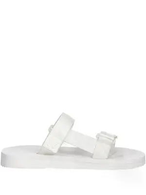 Hugo Double-strap Flat Sandals - White