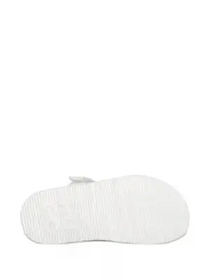 Hugo Double-strap Flat Sandals - White