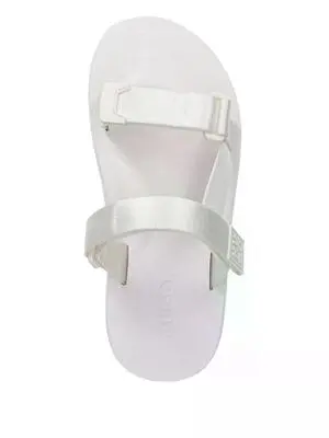 Hugo Double-strap Flat Sandals - White