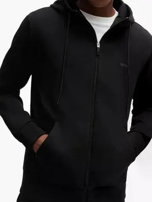 BOSS Zip-up Relaxed Fit Hoodie