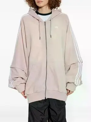 Adidas 3-stripes Logo Zip-up Hoodie
