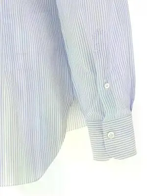 BARBA NAPOLI Striped-pattern Shirt - Blue