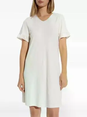Hanro Ruffle-sleeve V-neck Nightdress